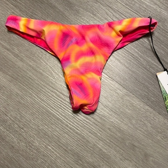 REVOLVE | Swim | Revolve X Vdm The Label Tie Dye Thong With Logo | Poshmark